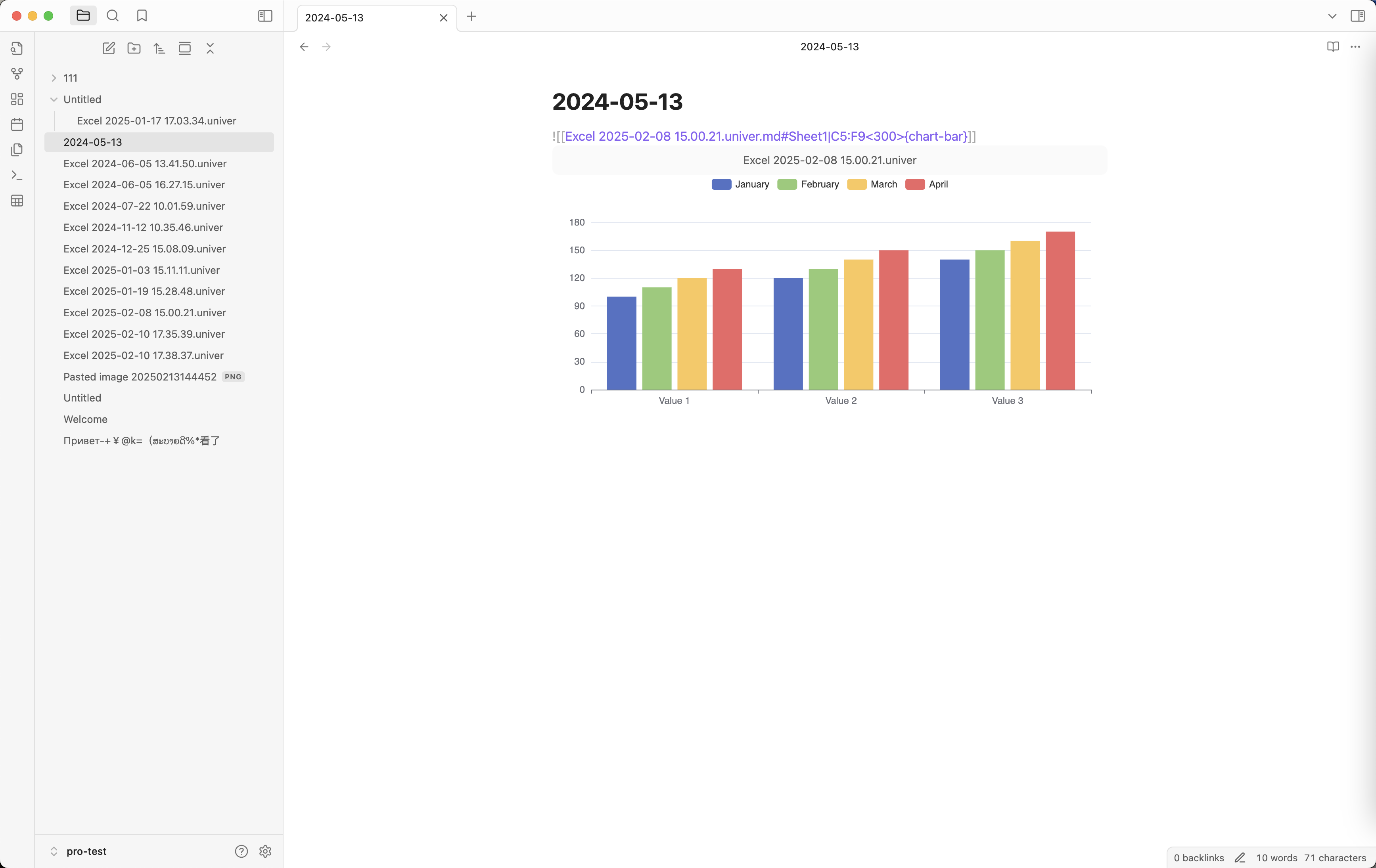 Embed Chart Link | Obsidian Sheet Plus
